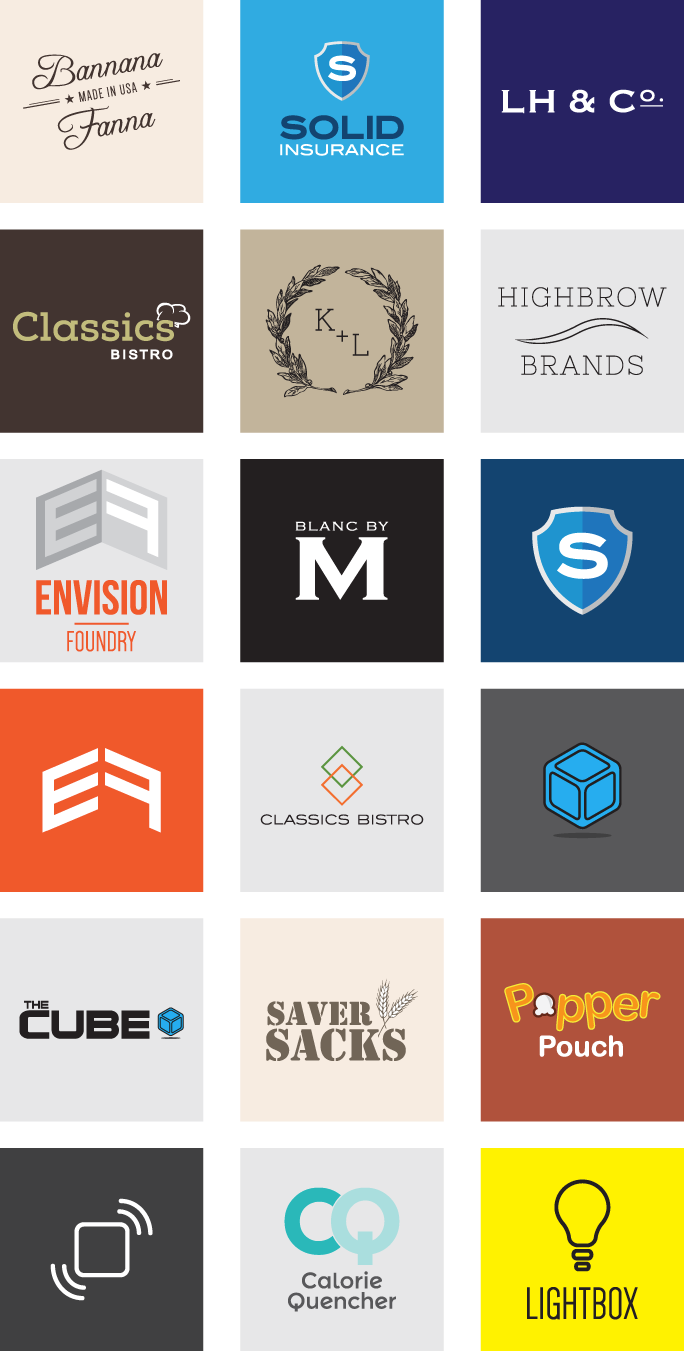 A Collection Of Logo Designs For Products And Businesses (684x1351 ...