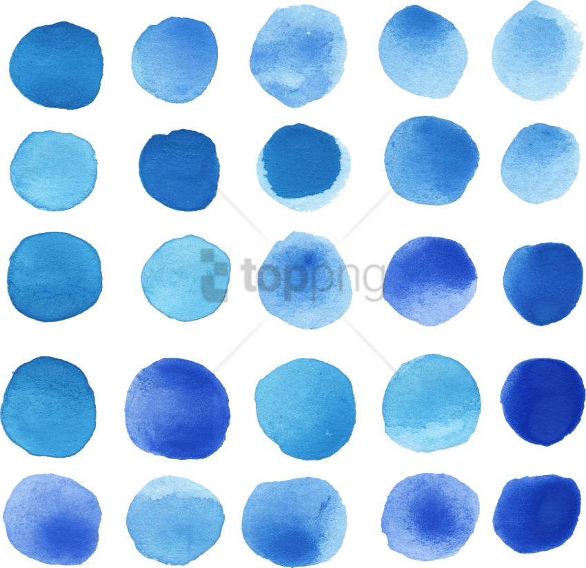 Free Png Blue Watercolor Pattern Png Image With Transparent - Circle ...
