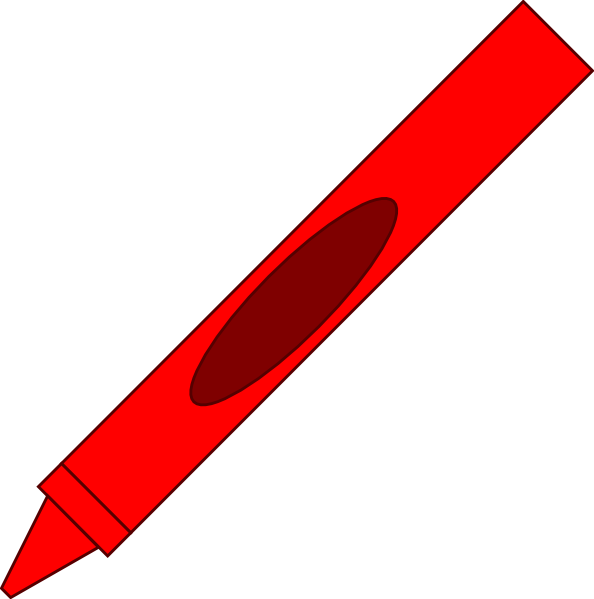 Red Crayon Clip Art Free Clipart Images - Red Crayon (594x599), Png ...