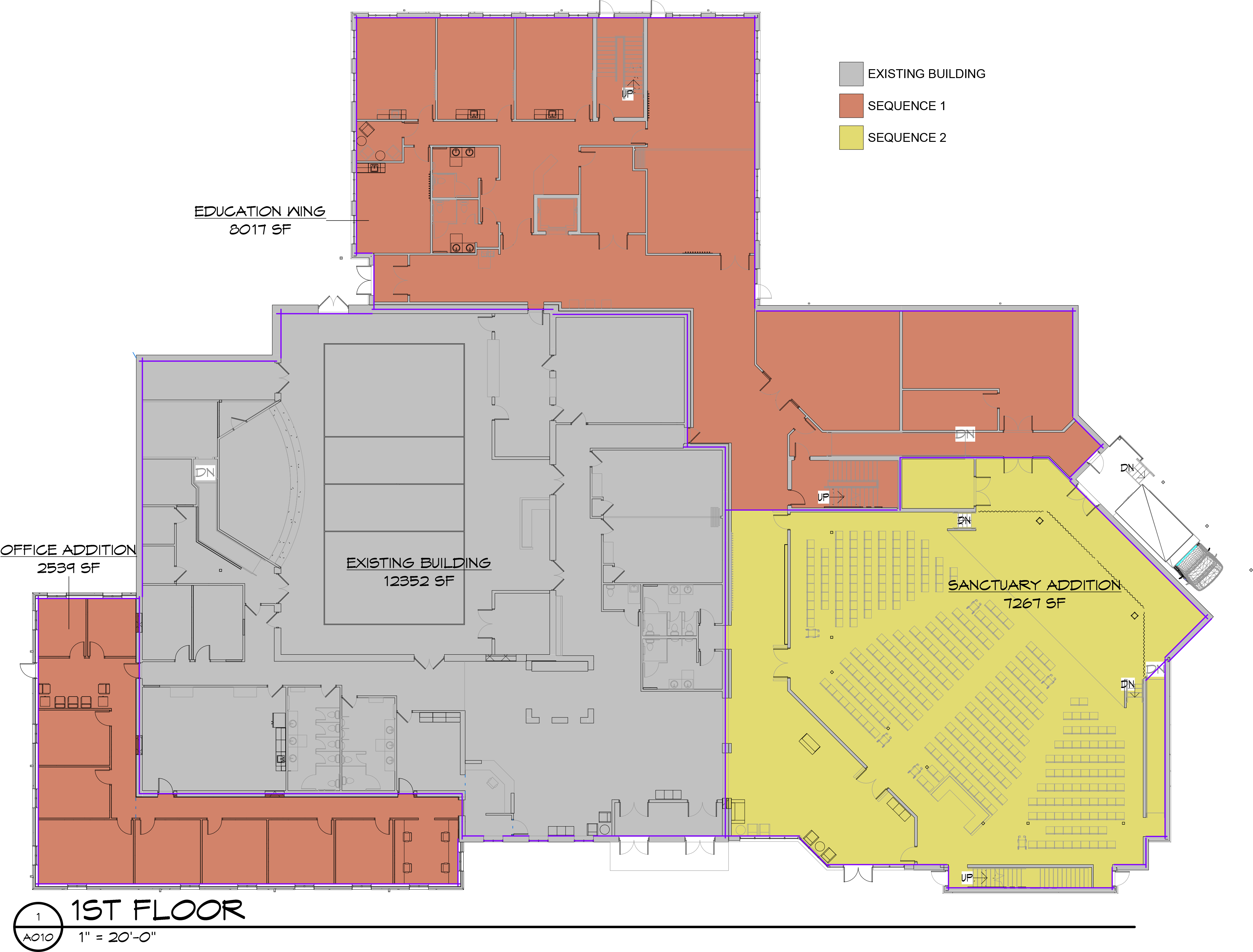 Building Expansion - 1st Floor - Floor Plan (3960x3007), Png Download