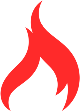 Flame Fire Combustion Logo Symbol (530x750), Png Download
