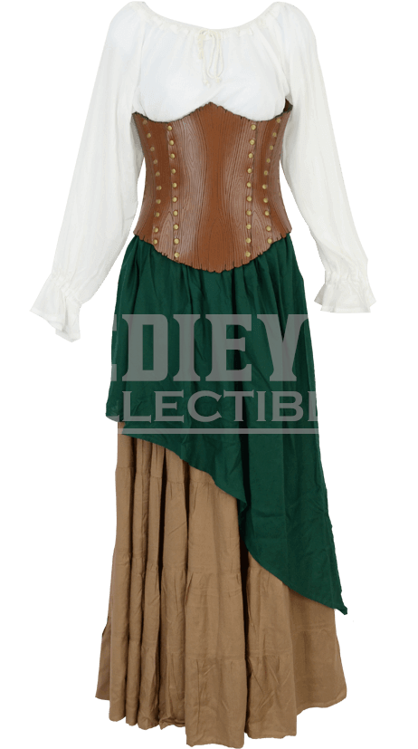 Woodland Tree Bark Corset - Cosplay (850x850), Png Download