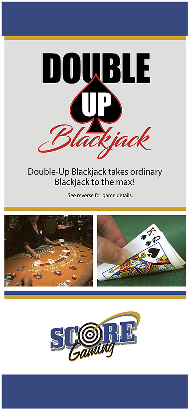 Double-up Blackjack Video - Flyer (420x862), Png Download
