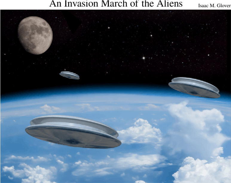 Invasion March Of The Aliens Sheet Music For Flute, - Space Station ...