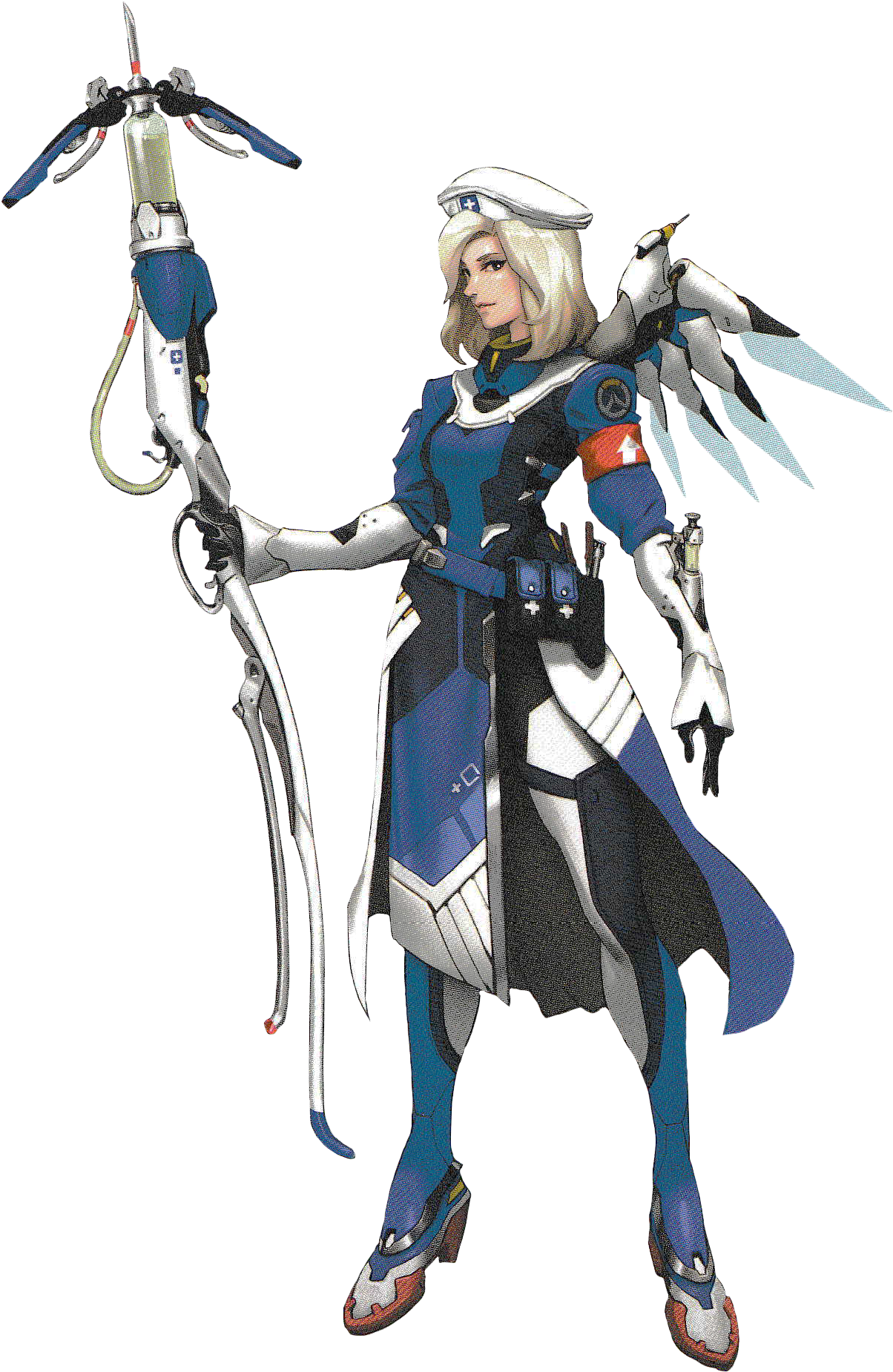 combat Medic - Original Mercy Concept (1240x1900), Png Download