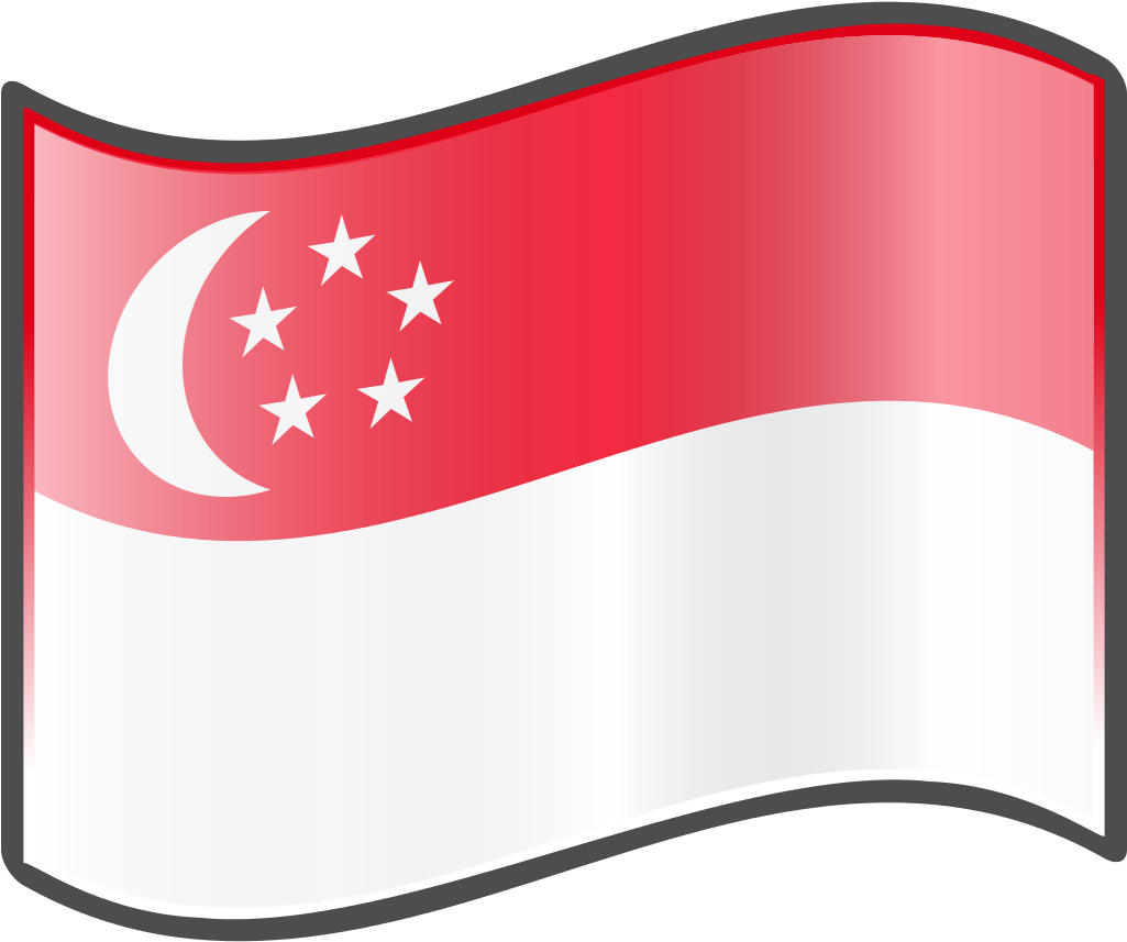 Download Nuvola Singaporean Flag - Flag | Transparent PNG Download ...