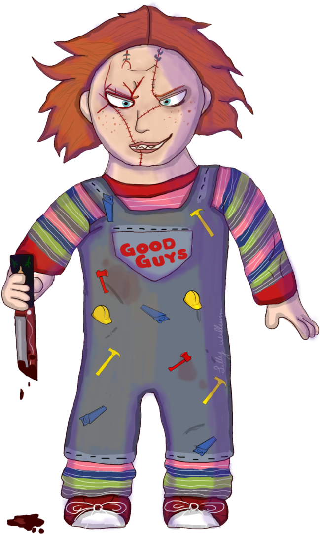Chucky By Kha - Cartoon (700x1142), Png Download