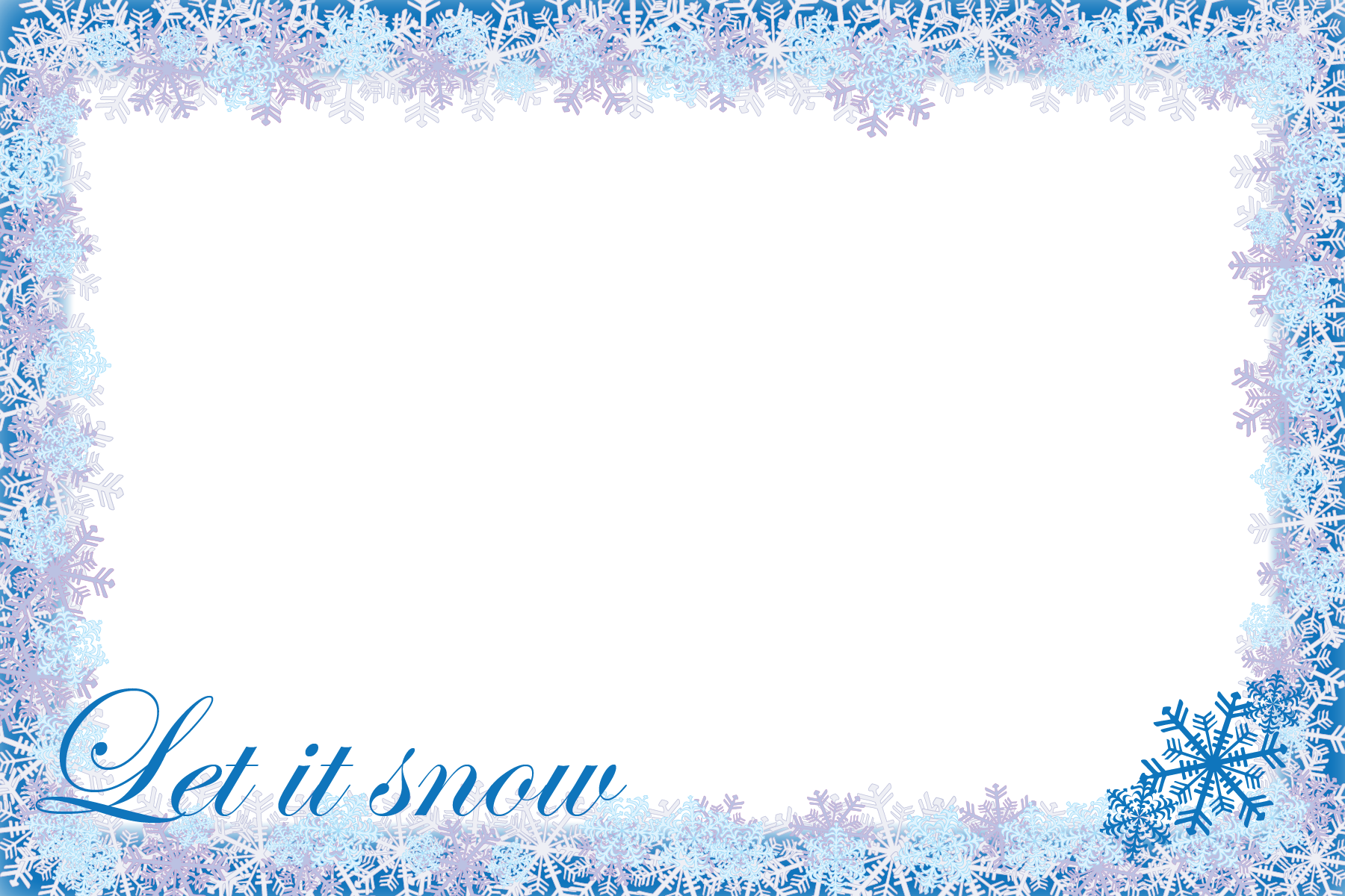 Snow Border Png - Clip Art (1800x1200), Png Download