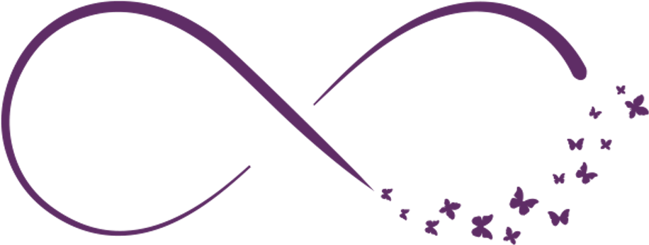 Infinity Infinite Infinito Purple Butterflies - Infinity Sign Purple ...