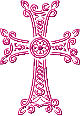 Armenian [siroun] Cross - Black Armenian Cross Tattoo (346x462), Png ...