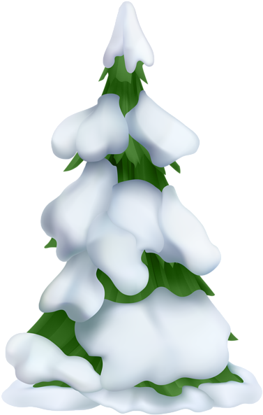 Snowy Tree Transparent Png Clip Art - Snowy Tree Png Clipart (380x600 ...