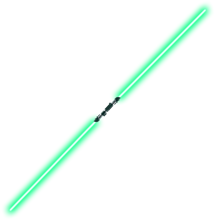 Download Green Light Saber Png - Light Saber Dual Png | Transparent PNG ...