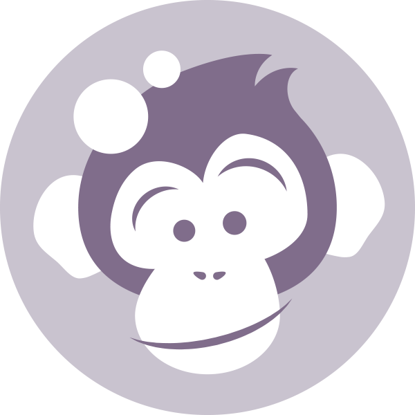 Space Chimp - Icon Chimpanzee (600x600), Png Download