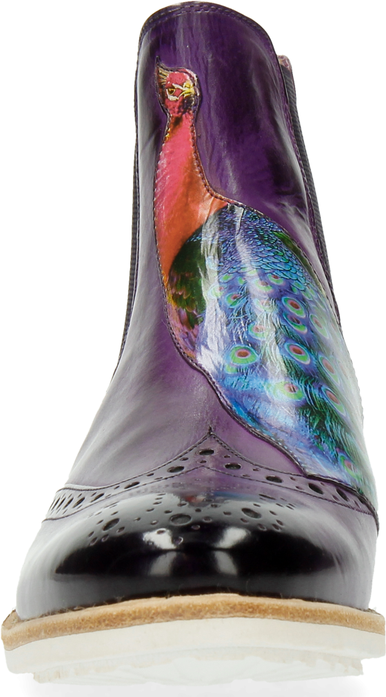 Ankle Boots Amelie 44 Purple Flame Peacock Bee - Chelsea Boot ...
