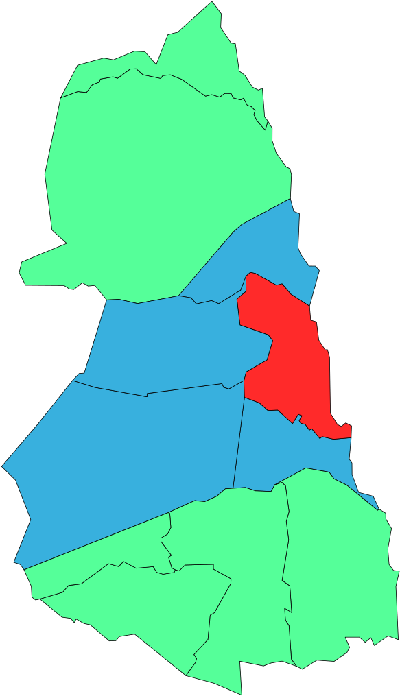 Mapa Da Região Metropolitana De Natal (620x1050), Png Download