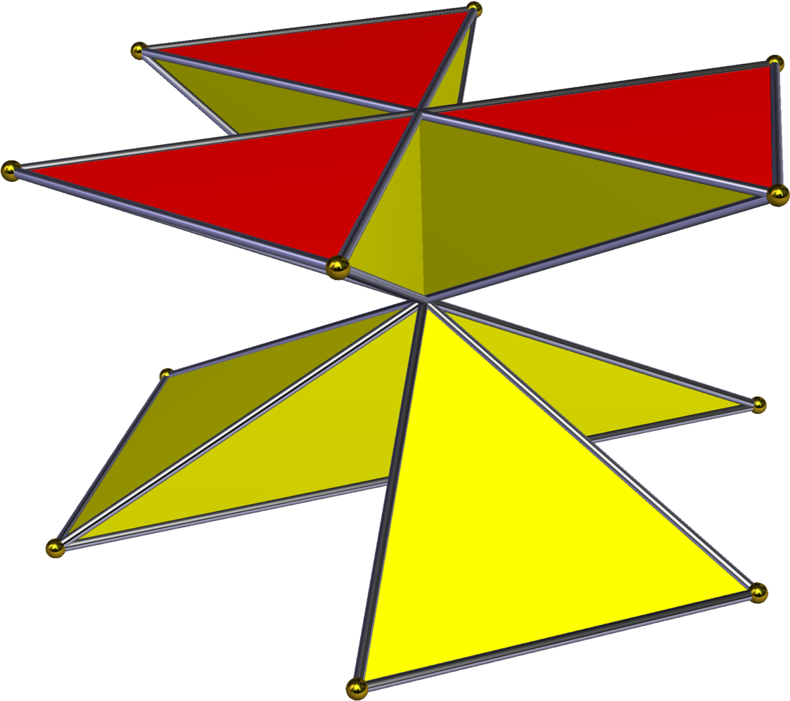 Crossed Crossed-hexagonal Prism (1147x1024), Png Download