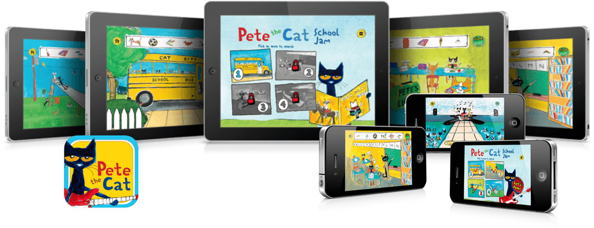 Pete The Cat Appeared And Even Strummed His Guitar - Tablet Computer ...
