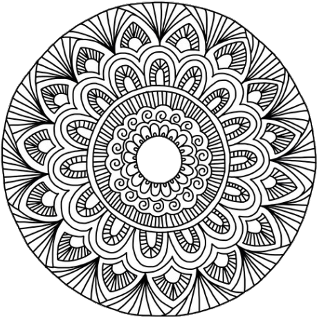 Zentangle Png Transparent Image - Drawing (500x547), Png Download