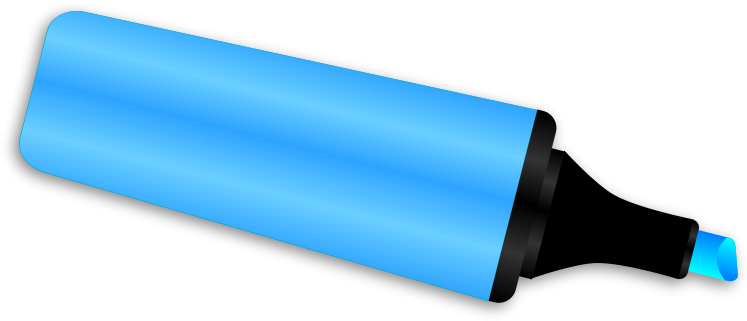 Free To Use &, Public Domain Highlighter Clip Art - Highlighter Clipart ...