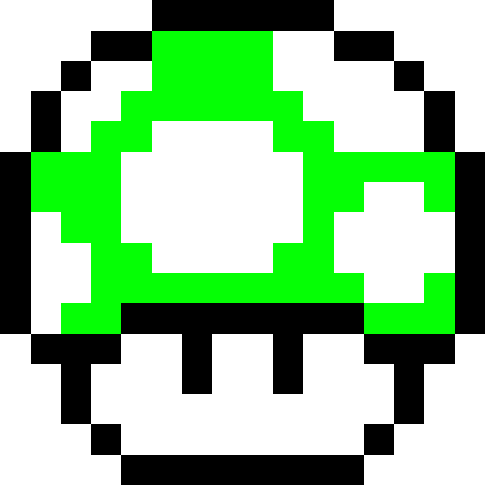 Mario 1up Mushroom - Mario 1 Up Pixel (1900x2100), Png Download