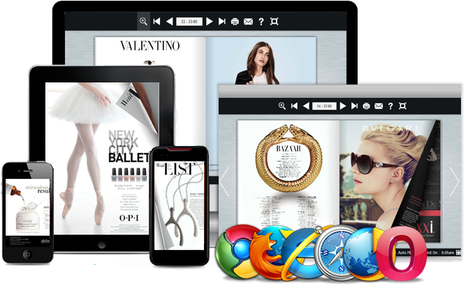 Html5 Free Flip Book Maker - Flip Page Pdf (692x475), Png Download