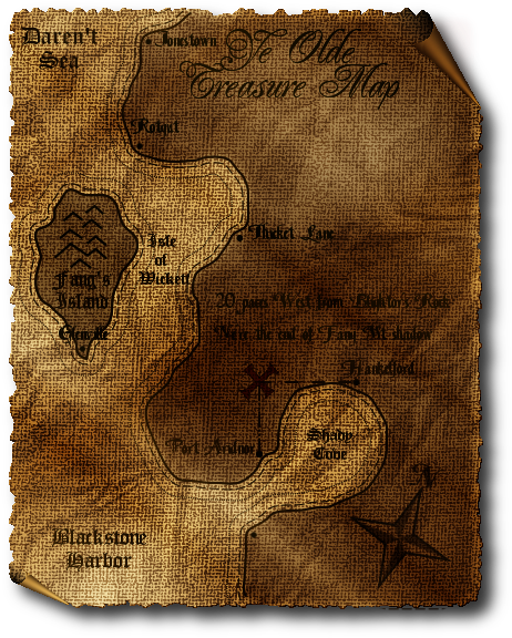 Pirate Map - Creative Arts (640x640), Png Download