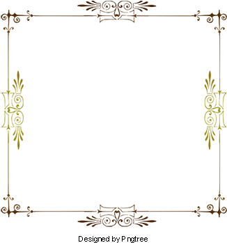 Square Four Corner Decorative Frame, Vector, Frame, - Portable Network ...