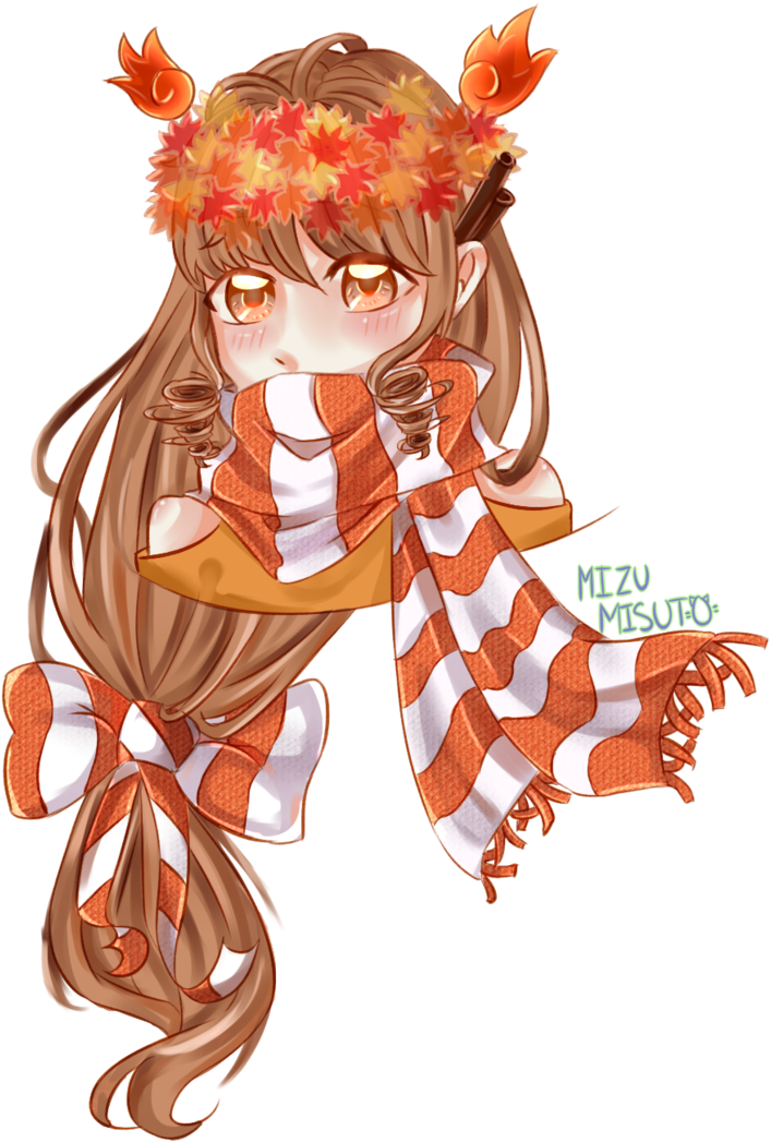 Pumpkin Spice~ Head Shot W/ Speedpaint By Mizumisuto - Drawing ...