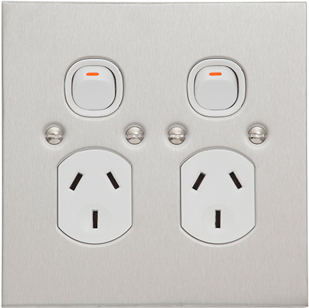 What Is The Part Number For A Metal Plate Range Double - Clipsal ...