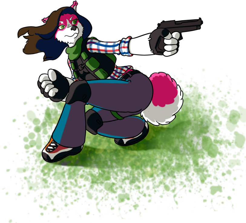 Hero Husky - Cartoon (812x812), Png Download