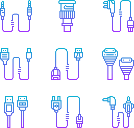Connector Types - Diagram (600x564), Png Download