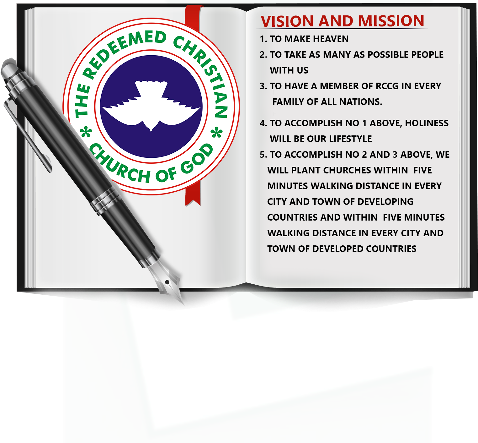 Logo - Vision And Mission Statement Of Rccg (1667x1409), Png Download