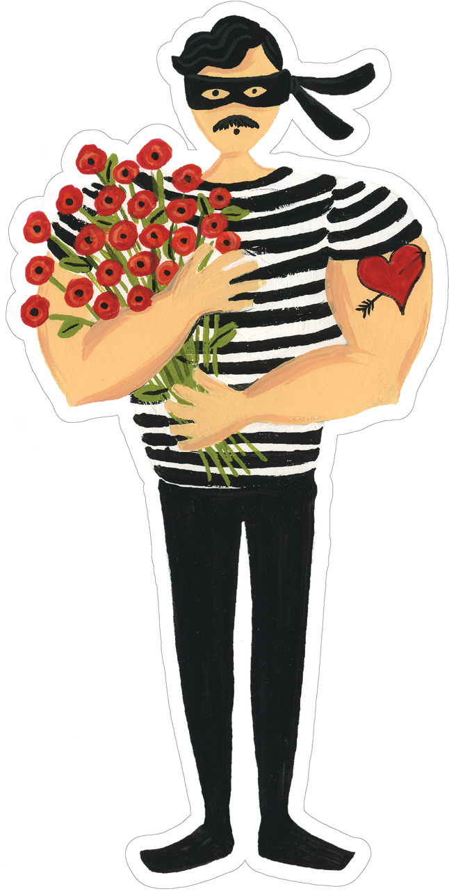 Love Bandit Print & Cut File - Illustration (664x1280), Png Download