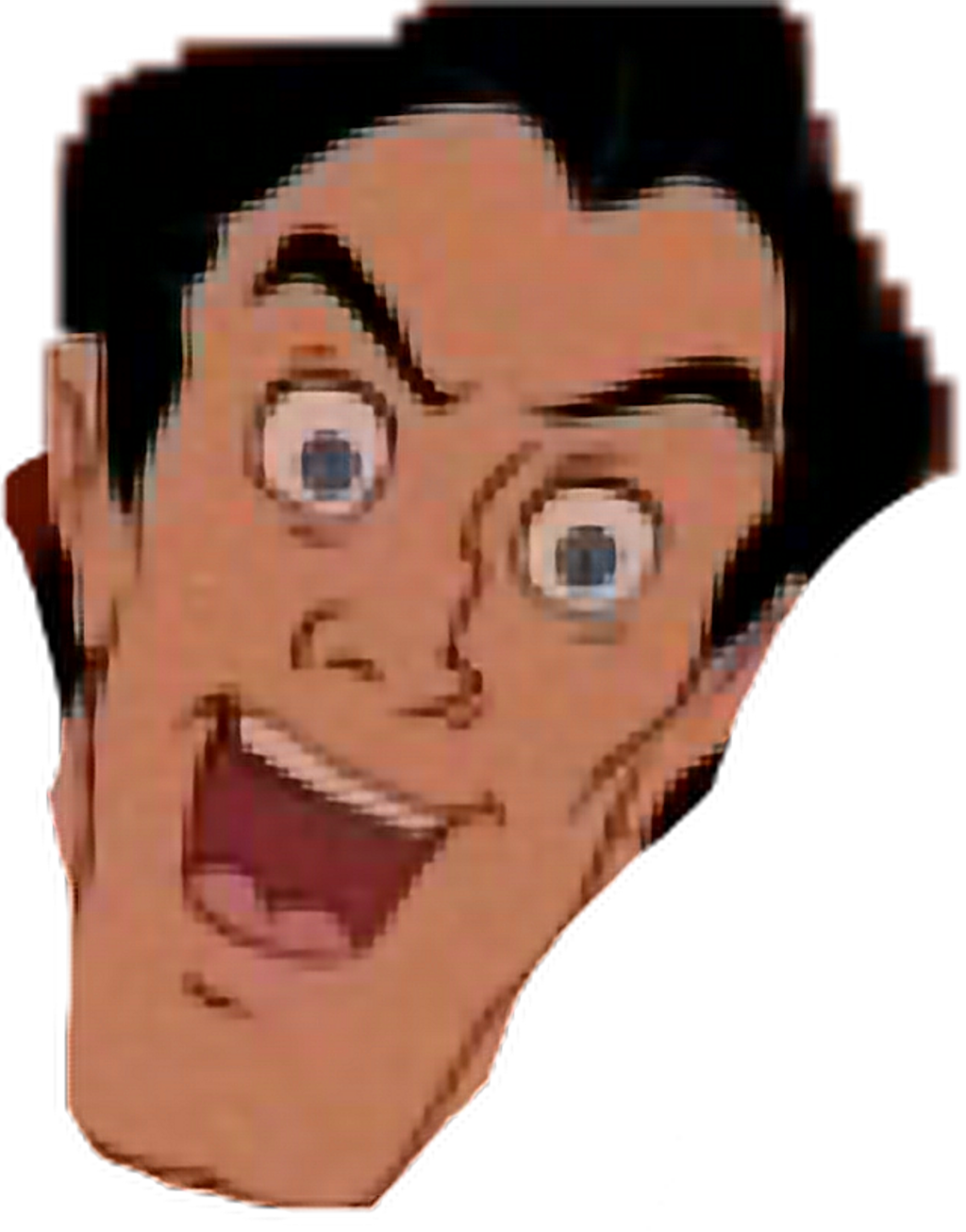 Gaston Sticker - Cartoon (1024x1306), Png Download