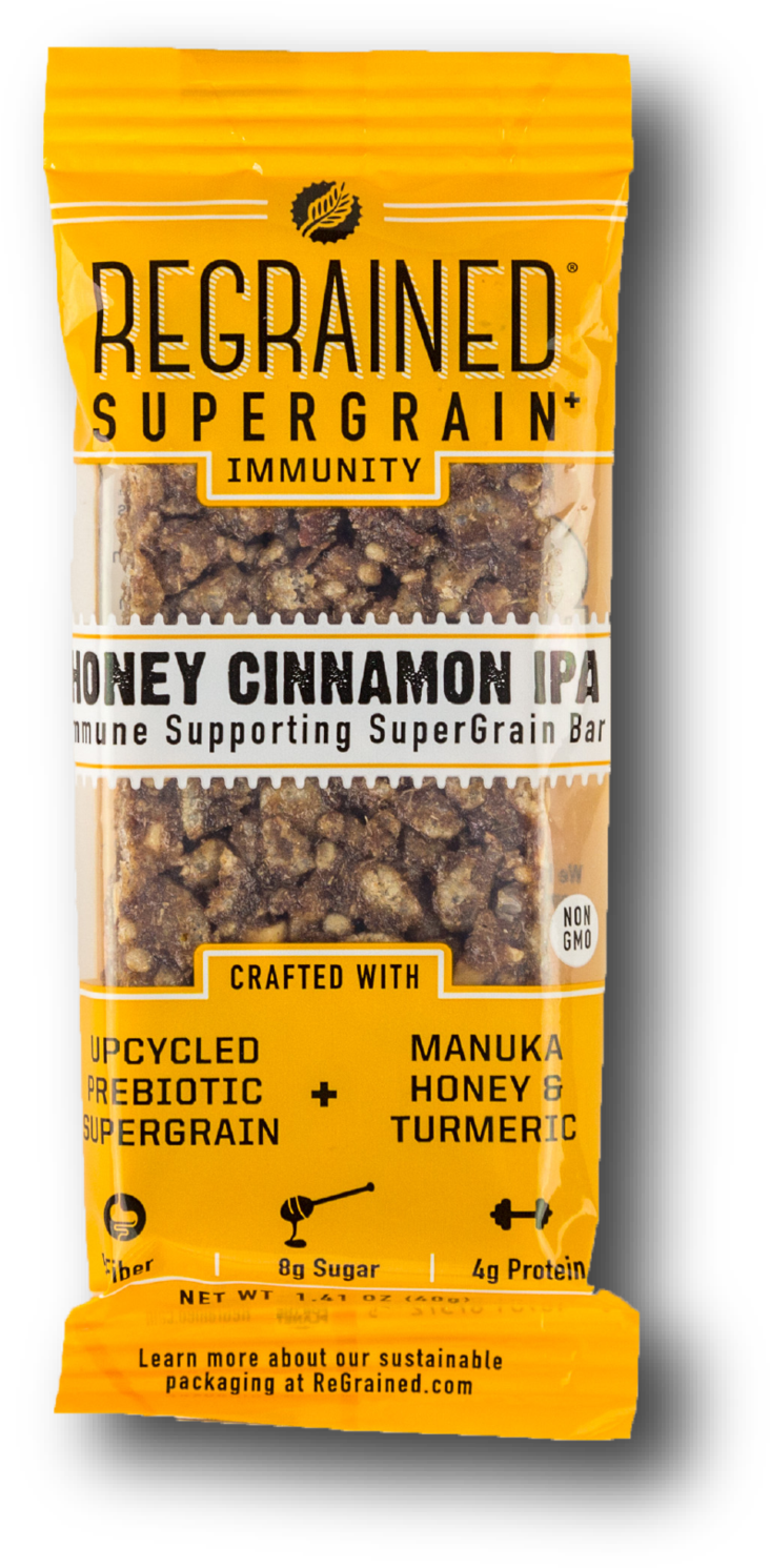 Honey Cinnamon Ipa Immunity Bar - Regrained Eat Beer (760x1519), Png ...