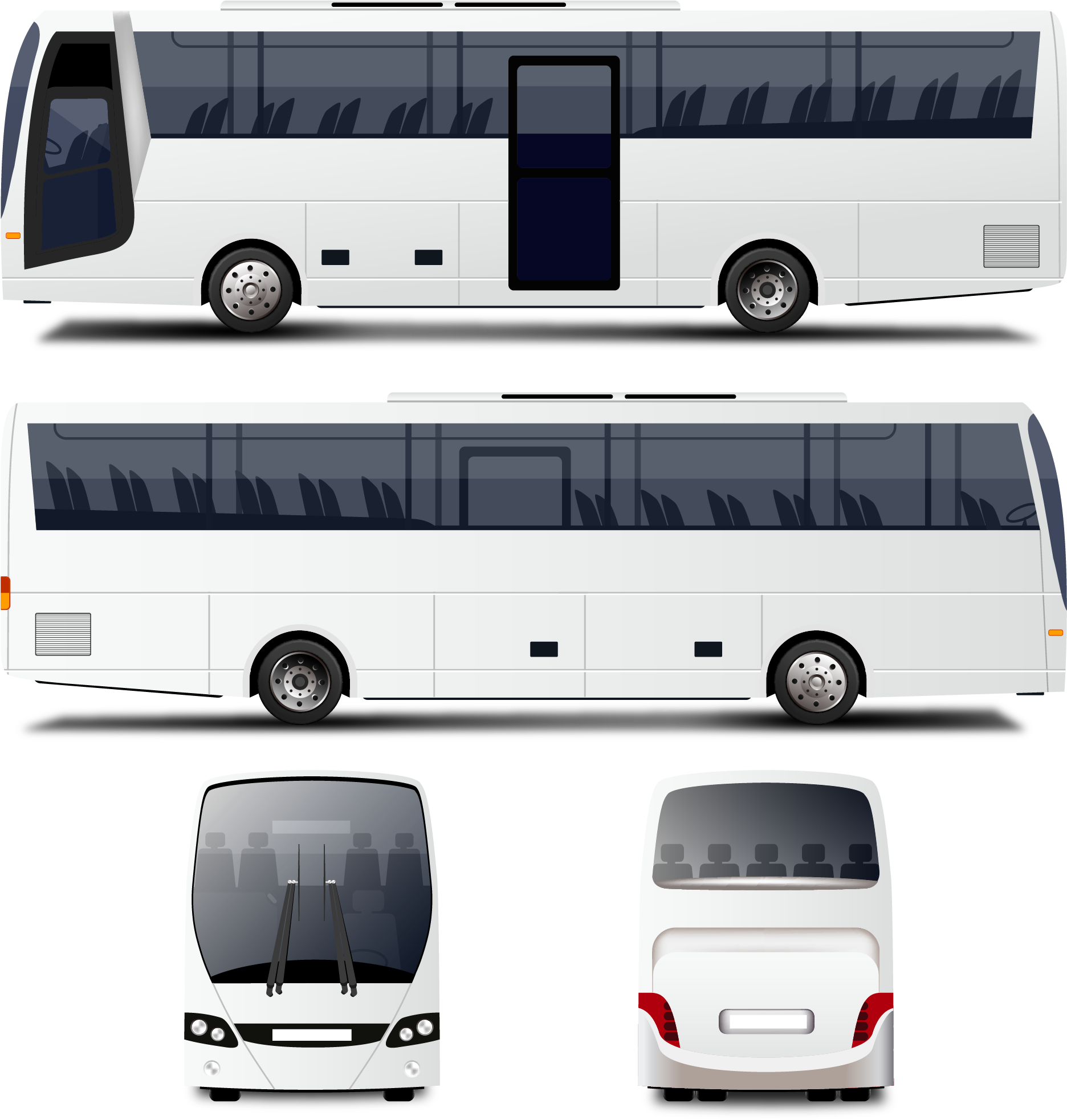 Bus Png Picture - Bus Mockup Psd (2082x2088), Png Download