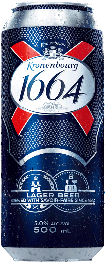 Kronenbourg 1664 (407x1024), Png Download