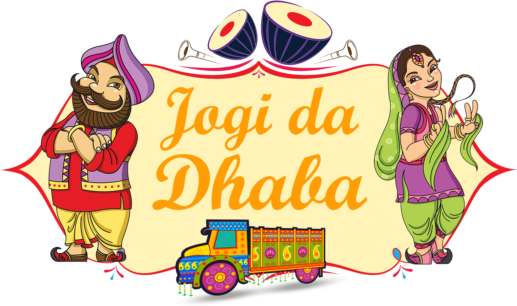 Download Jogi Da Dhaba Restaurant - Cartoon | Transparent PNG Download ...