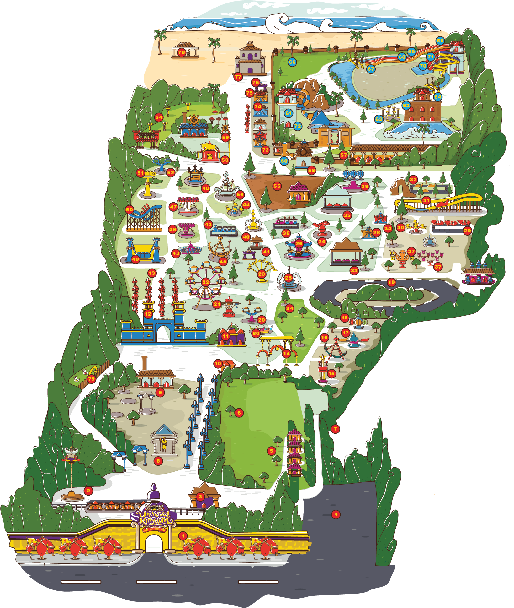 Download Entrance - Vgp Universal Kingdom Map | Transparent PNG ...