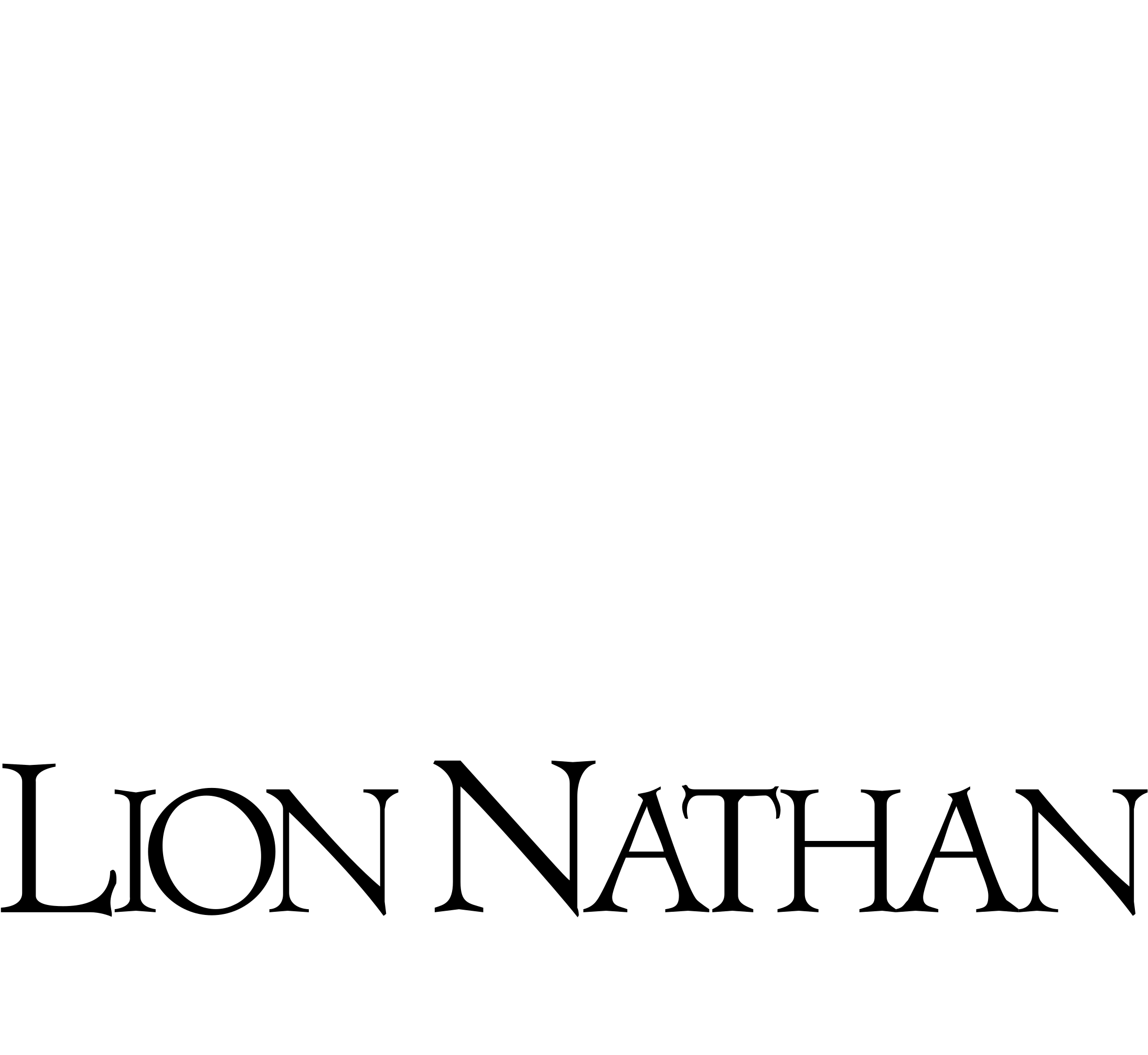 Lion Nathan Logo Black And White - Lion (2400x2400), Png Download