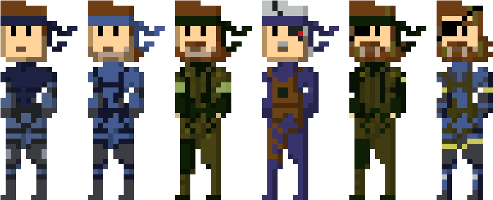 Metal Gear Solid - Metal Gear Pixel Art (1040x480), Png Download