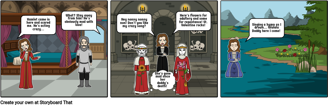 Ophelia's Crazy - Cartoon (1165x386), Png Download