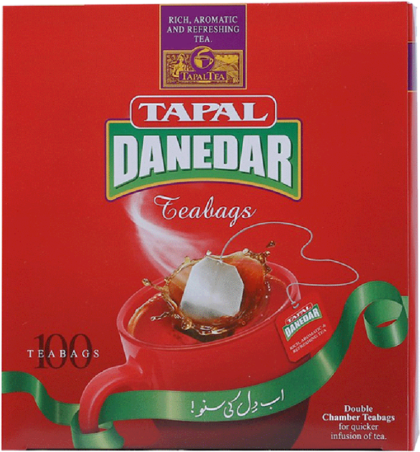 Tapal Danedar 100 Tea Bags 200 Gm - Pudding (1000x1000), Png Download