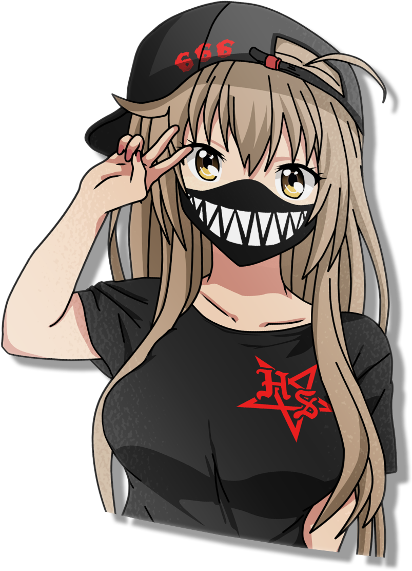 Image Of Trash Gang Sento - Cartoon (1498x1498), Png Download