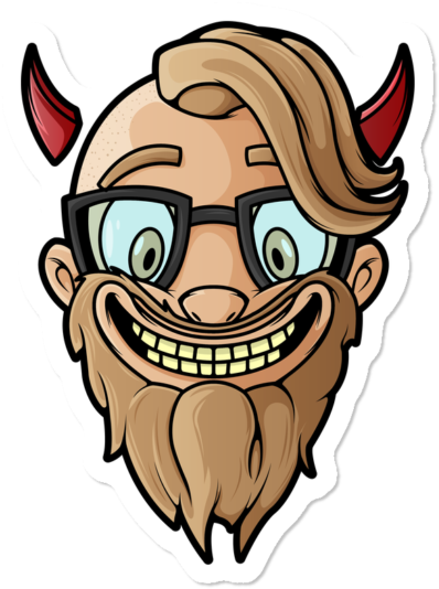 Download Holy Evil Sticker $3 - Cartoon | Transparent PNG Download ...