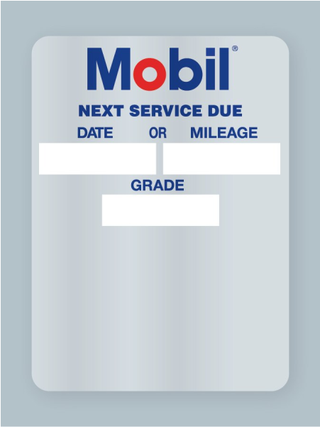 Mobile Oil Change Stickers - Paper Product (800x600), Png Download