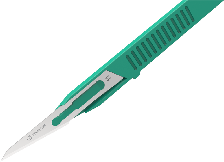 Download Long Pencil-like Handle - Ergonomic Surgical Scalpel ...