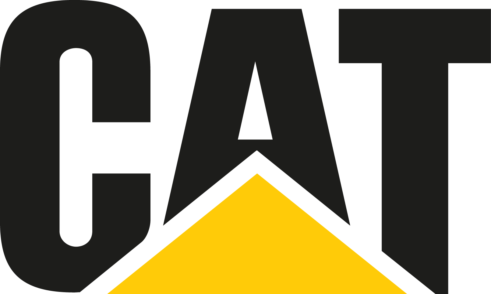 Cat Logo Caterpillar - Cat Logo Vector (1612x968), Png Download