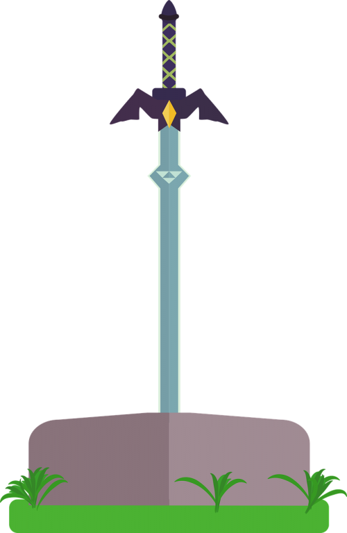 Master Out, - Master Sword Vector (500x768), Png Download