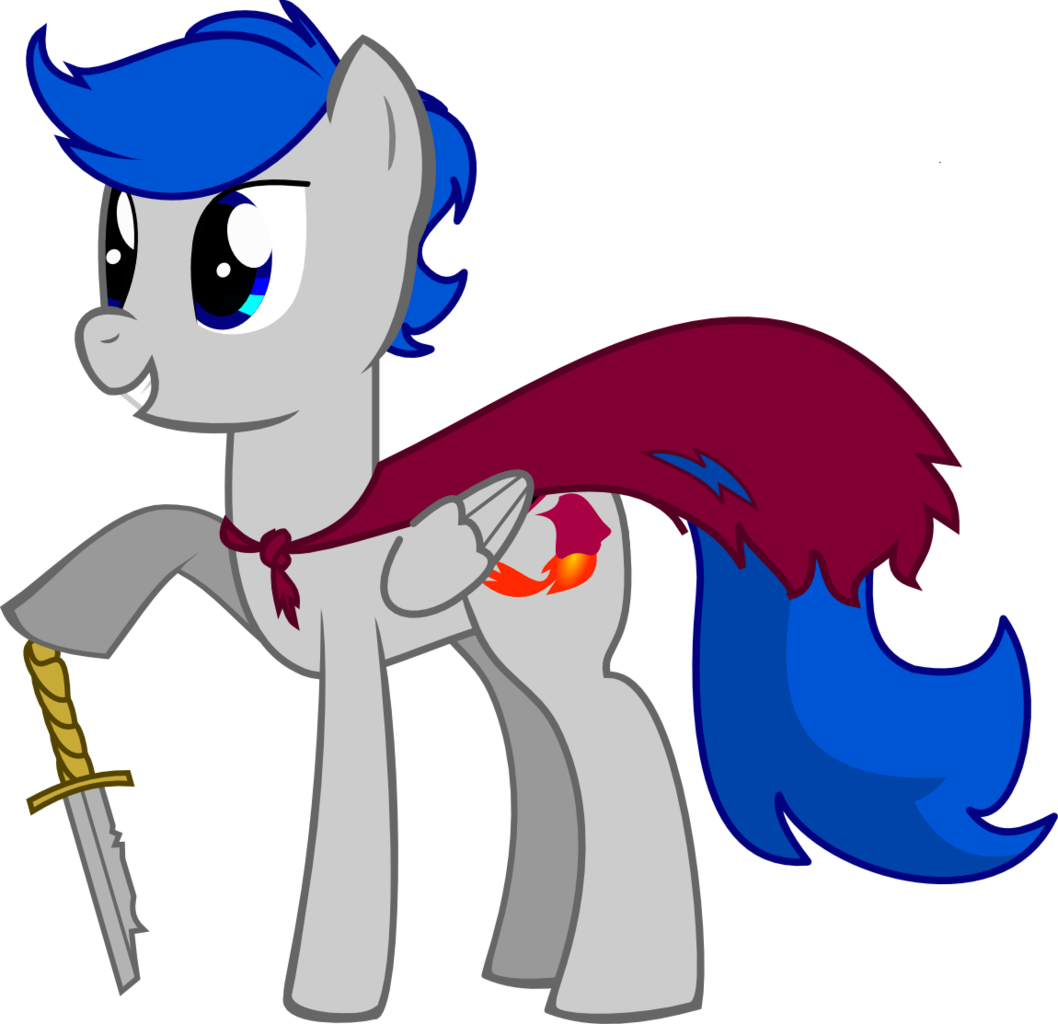 Derjuin, Broken Sword, Cape, Clothes, Colt, Male, Oc, - Cartoon ...